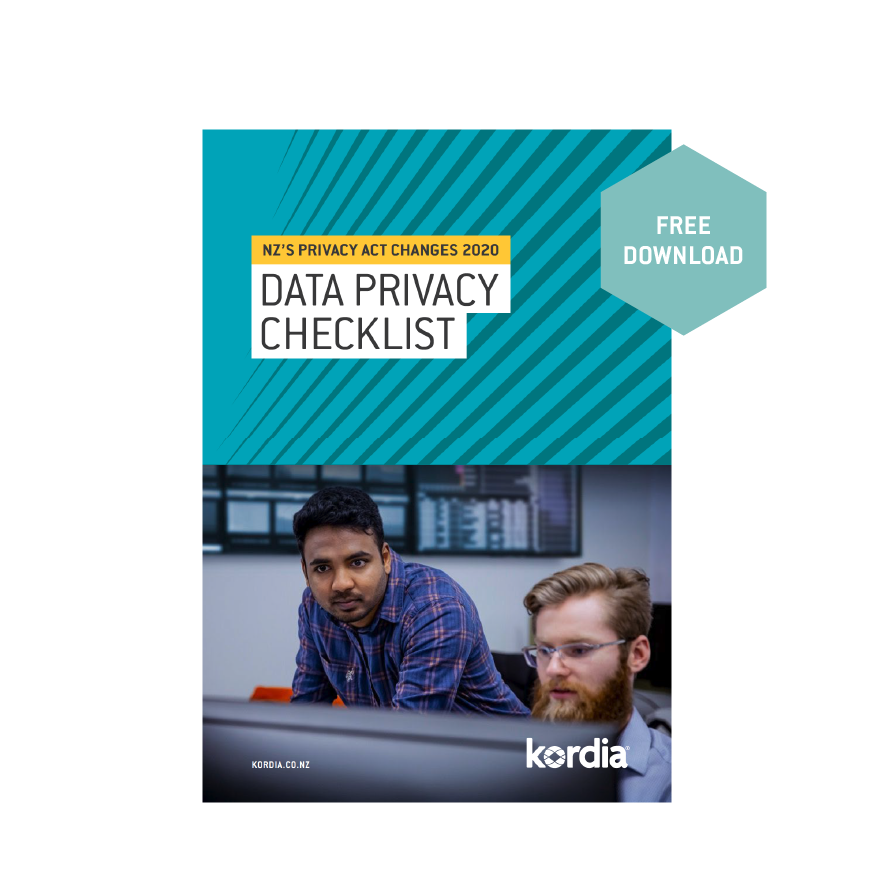 Kordia | Data Privacy Checklist Kordia | Data Privacy Checklist